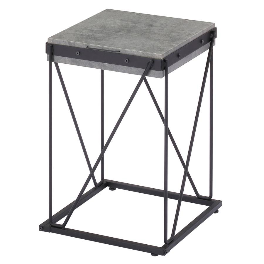 サイズ (約) W380×D380×H555mm材　質 天板:合成樹脂化粧繊維板(PVC)フレーム:スチール 粉体塗装特　徴 天板下の収納スペースがうれしい Mortero(モルテロ)サイドテーブルです。耐荷重 天板耐荷重：5kg 未満 ア...