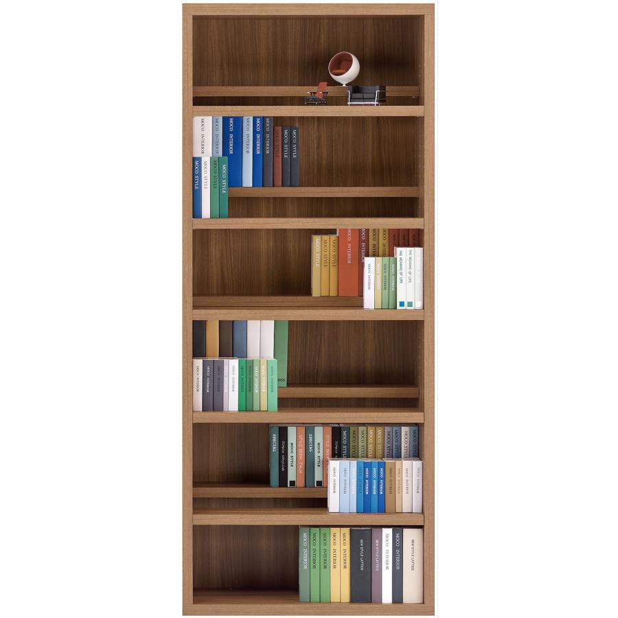 ■コミック、単行本、文庫本、CD、DVDからA4ファイルまで収納できます。前後の可動棚板は3cmピッチで高さが調整できるので、あなたの本に合わせてスッキリ整理収納ができます。■前後の棚板をずらしてセットできます。後部の棚板を本が見やすい高さ...