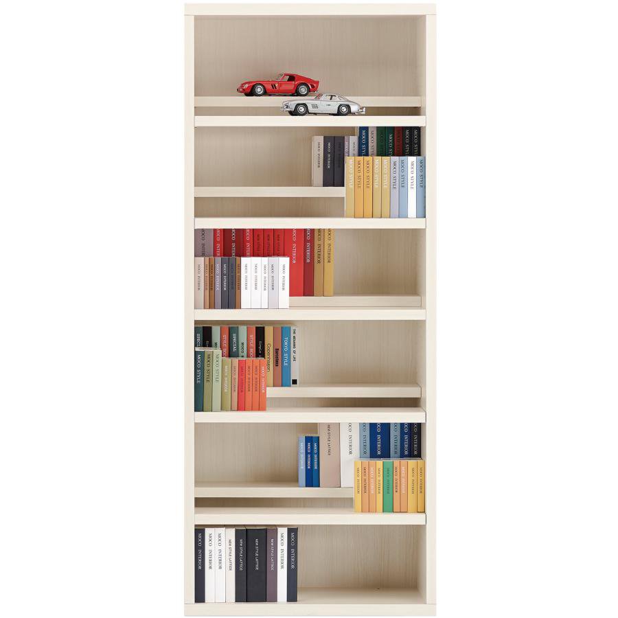 前後2枚の可動棚により実現した、超収納整理シェルフ。コミック・単行本・CD・DVD・～A4ファイルまで対応。●大物（専門誌、A4ファイル）を収納する前後棚板を同位置にセットすれば奥行29.7cmとなり、専門誌やA4サイズも収納...