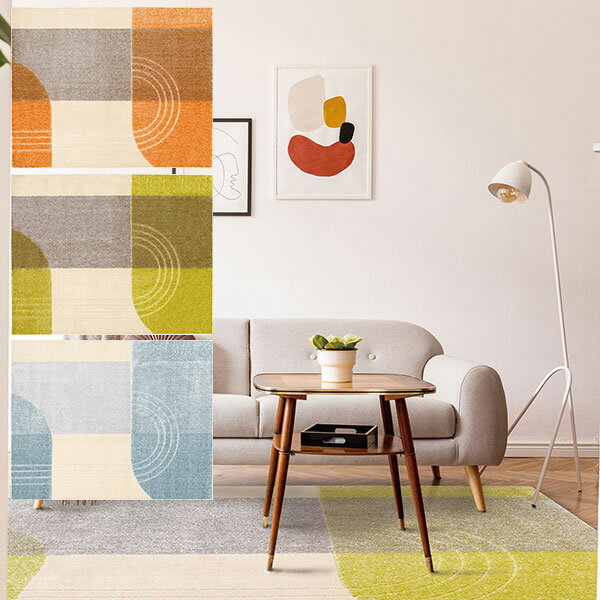 プレーベル カーペット CARPET COLLECTION 2026 Spring/Summerベッキー/2148アールをアクセントにしたシンプルな幾何学デザインとソフトな手触り感。心地よい暮らしを求める今の気分にぴったりのラグ。●サイズ：...