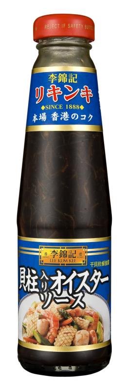 S&amp;B 李錦記 貝柱入オイスター 255g原材料:砂糖、カキエキス、食塩、干し貝柱、でん粉、小麦粉、調味料(アミノ酸)、カラメル色素255g139kcal192×53mmブラント名: 李錦記(リキンキ)