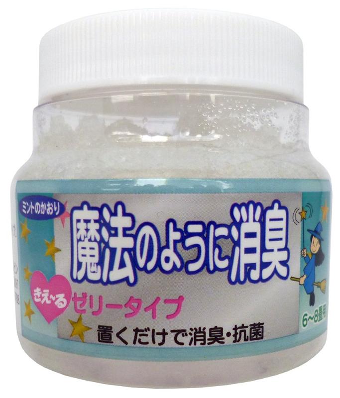 バイオ酵素がゆっくり蒸発 魔法のように消臭 きえ〜るゼリータイプ ミントの香り 置き型タイプ 160gサイズ : 幅7.3×奥行7.3×高さ7cm・内容量 : 160g素材 : 乳酸菌、酵母菌、バイオエキス香り : ミント持続期間 : 1....