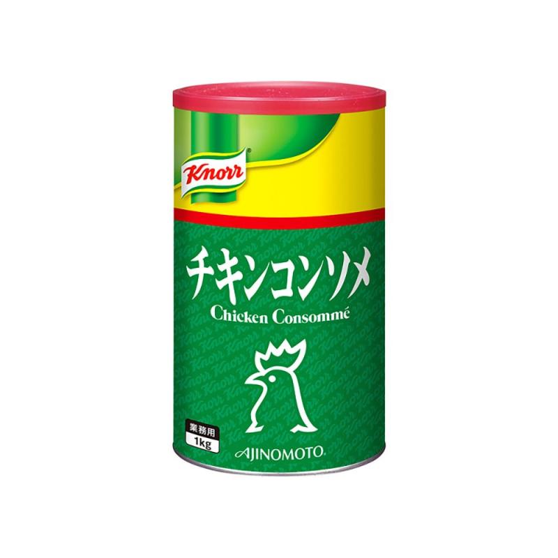 クノールチキンコンソメ缶(業務用)1kg 1缶カラ原材料:クノールチキンコンソメ缶(業務用)1kg 1缶カラ商品サイズ(高さx奥行x幅):17.100000000000001cm×10.3cm×10.4cm