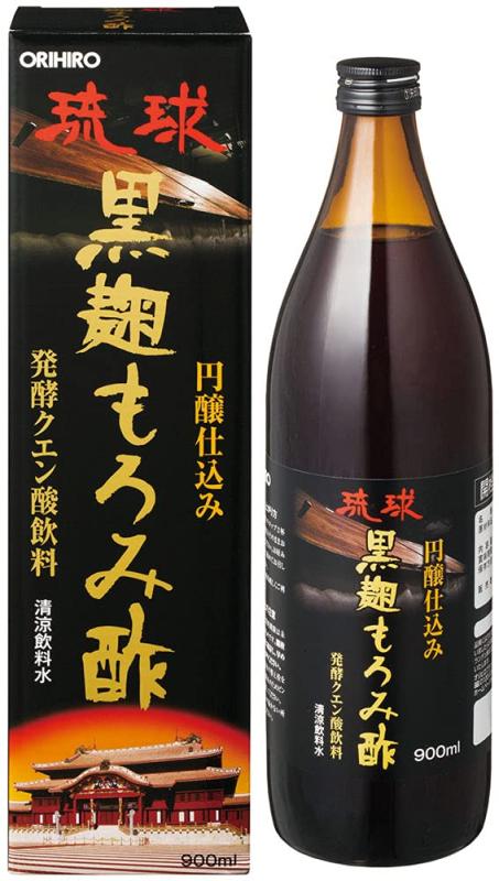 オリヒロ 新・琉球黒麹もろみ酢原産国 : 米:タイ原材料 :もろみ酢(米麹)、グラニュー糖、黒糖、レモン果汁製品100ml中:クエン酸 1360mg、リンゴ酸 143mg、コハク酸 99mg 【アミノ酸】アルギニン 167mg、リジン 90...