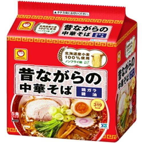 昔ながらの中華そば 5食パック×6個【素朴で懐かしい昔ながらのラーメン】鶏ガラをベースに、隠し味でかつおや香味野菜の風味を合わせた、あっさりとした鶏ガラ醤油味スープ。中華そばらしい、しなやか細麺で、麺を油で揚げていないので、素朴であっさりと...