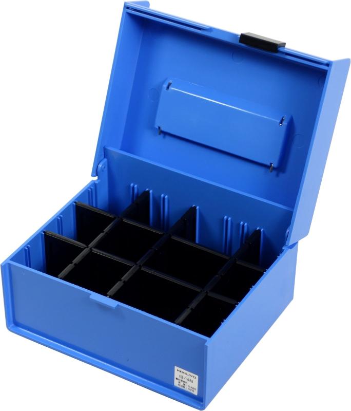 コクヨ 収納ボックス プラスチック印箱 小 IB-14N【寸法】 114×143×89mm【種類】 小　【内寸法(W×D×H)】 128×98×67mm【縦仕切枚数】 3枚　【横仕切枚数 サイズ 大/中/小】 2枚/4枚/2枚