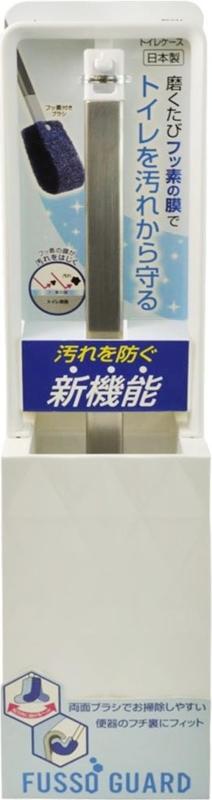 アイセン(AISEN) トイレブラシ ケース付き フッ素ガード 磨くたびにトイレをフッ素コーティング ホワイト 7.3×9.2×38cm TF901サイズ:7.3×9.2×38cm素材・材質:ケース=ABS樹脂 ブラシ柄=ステンレス ポリプ...