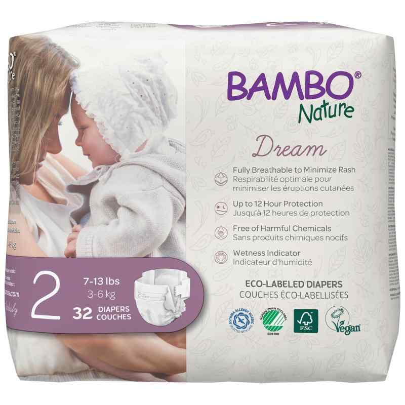 BAMBO Nature バンボネイチャー ドリーム テープタイプ XS （3kg～6kg） 32枚入り（bn16924）Bambo Natureは35年以上にわたりサステナブルに製造されたブランドです。 #ParentFearlessly...