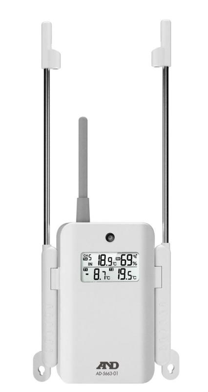 A&amp;D マルチチャンネル温湿度計 AD-5663用増設子機 AD-5663-01 ホワイト【測定範囲】温度（TA）0～50℃、 温度プローブ（T1・T2）-40～70℃、 湿度（RH）20～90%RH【表示範囲】温度（TA）：-20...