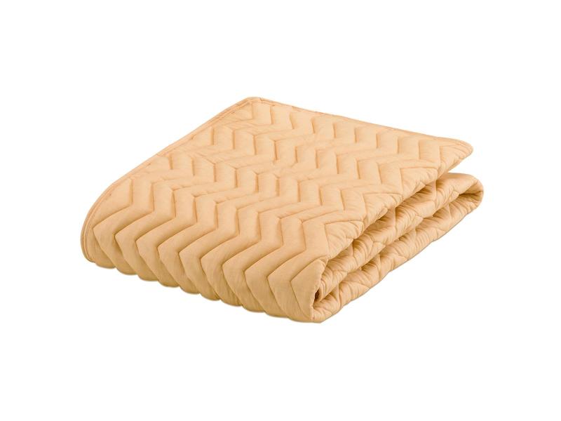 【フランスベッド正規品】 ベッドパッド キナリ色 ダブルロング(140×205cm) 「グッドスリーププラス バイオベッドパッド」 抗菌 防臭 ウォッシャブル 乾きが早くてお手入れ簡単 036009360サイズ：140×205cm　4角スベ...