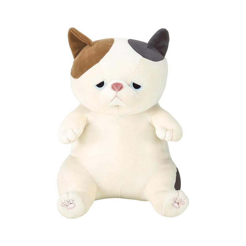 りぶはあと座り抱き枕プレミアムねむねむアニマルズミケネコのゆずMサイズ(全長約30cm)ふわふわもちもち68226-10サイズ:W21xD23xH30cm素材：ポリエステル95%、ポリウレタン5%中材：ポリエステル洗濯：手洗い可＊商品カラー...