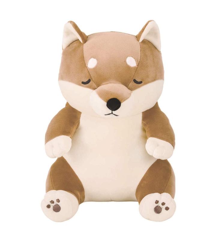 りぶはあと座り抱き枕プレミアムねむねむアニマルズ柴犬のコタロウMサイズ(全長約30cm)ふわふわもちもち68226-44サイズ:W21xD23xH30素材：ポリエステル95%、ポリウレタン5%中材：ポリエステル洗濯：手洗い可