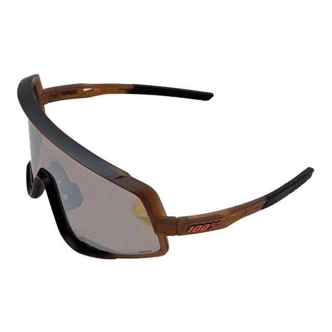 SPEC カラーフレーム：マットトランスルーセントブラウンフェード／レンズ：HiPER シルバー ミラーレンズ サイズフリー 素材フレーム：TR-90／レンズ：ポリカーボネート 光透過率0.13 フィルターカテゴリー3 レンズタイプHiPE...