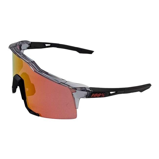 SPEC カラーフレーム：ポリッシュドトランスルーセントグレー×マットブラック／レンズ：HiPER レッド ミラーレンズ サイズフリー 素材フレーム：TR-90／レンズ：ポリカーボネート 光透過率- % フィルターカテゴリー2 レンズタイプ...