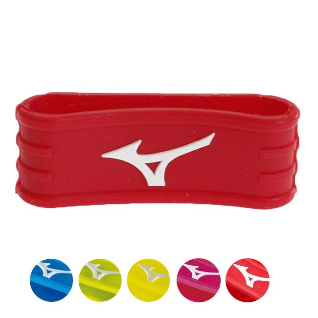 SPEC カラーブルー(27)、ライムグリーン(39)、イエロー(45)、マゼンタ(64)、レッド(62) サイズワンサイズ ※平置きサイズ：約1.5×4cm 素材シリコン 原産国中国 仕様硬式、軟式共通で使えるキャッピングバンド1個入りで...