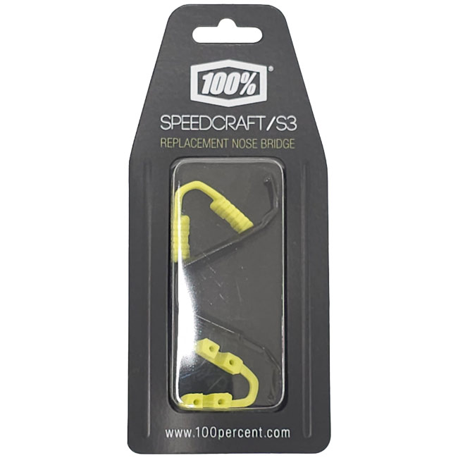 SPEC カラーグロスブラック 対応シリーズSPEEDCRAFT／S3シリーズ セット内容ノーズブリッジ×1、ノーズパッド×2 名称100% SPEEDCRAFT(R)／S3(TM) Nose Bridge Kit - Long Gloss...