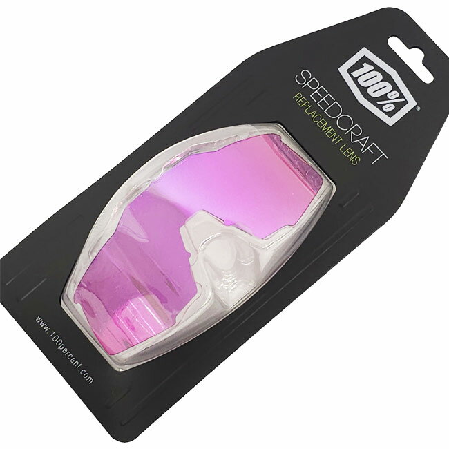 SPEC カラーパープルマルチレイヤーミラー 対応シリーズ100% SPEEDCRAFTシリーズ 素材ポリカーボネート 光透過率0.33 フィルターカテゴリー- レンズタイプMirror 名称100% SPEEDCRAFT(R) Repla...