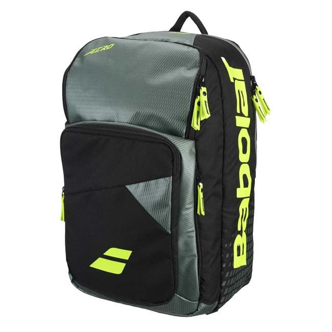 SPEC カラーメタリックグレー×ブラック×フルオイエロー サイズ約30×25×50cm 容量約40L 素材リサイクルポリエステル100% 名称Babolat Backpack Pure Aero 原産国/製造国中国 仕様・特徴モダンでスポ...