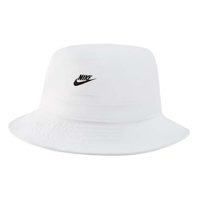 SPEC カラーホワイト×ブラック(100) サイズ(頭囲)ジュニアフリー ※頭囲：53-56cm アジャスター無し 素材ポリエステル100% 名称Nike YTH Apex SQ FUT Bucket Hat 原産国/製造国ベトナム 仕様...