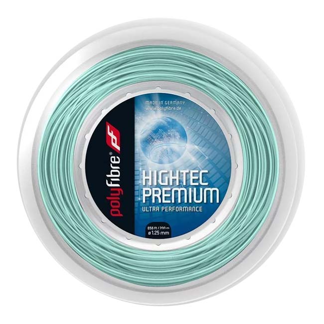 SPEC カラーブルー ゲージ1.15mm、1.20mm、1.25mm、1.30mm レングス200M 素材/構造ポリエステル 原産国/製造国ドイツ 仕様・特徴ハイテックプレミアムは優れた打球感、弾力性、そして耐久性を誇ります。熱処理コーテ...