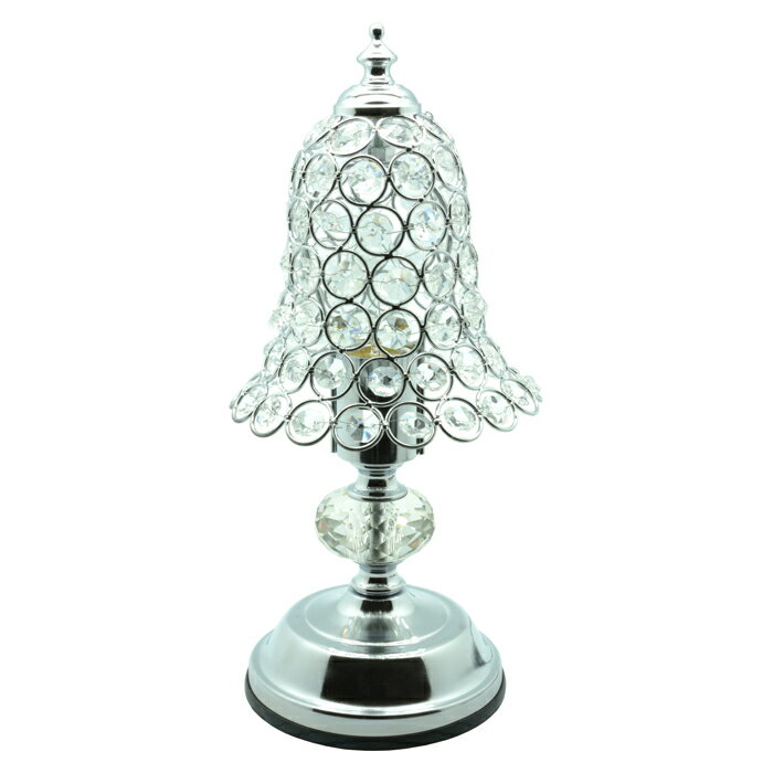 シェード：アイアン・ガラス　フレーム：アイアン　底：ポリプロピレン　コードの長さ：約160センチ　使用電球：E－26、100V、40W以下（LED使用不可）　※3段階調光式タッチセンサー　幅145mm × 奥行145mm × 高さ340mm