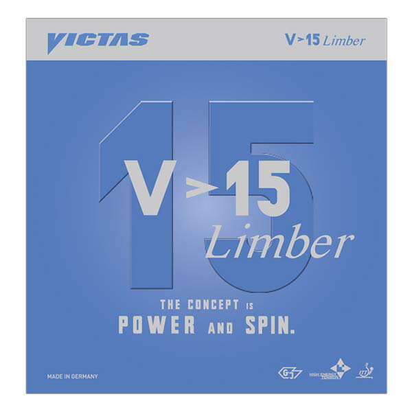 メーカー VICTAS（ヴィクタス） カテゴリー タッキュウ 分類 ガツト・ラバー 商品名 VICTAS（ヴィクタス）　V＞15 Limber　020451　卓球　ラバー　レッド　15SS 品番 TSP-020451-0040 カラー・仕様...