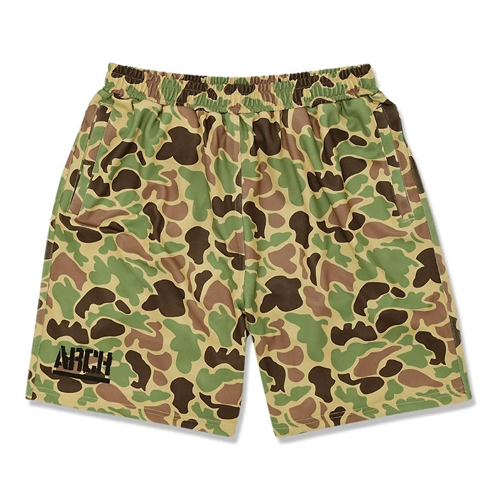 メーカー ARCH（アーチ） カテゴリー バスケットボール 分類 プラクティス パンツ 商品名 ARCH（アーチ）　B126102 KHK　バスケットボール　プラクティスパンツ duck camo shorts 26SS 品番 ARCH-B...