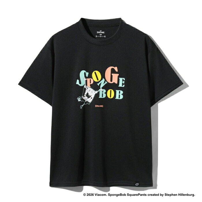 メーカー SPALDING（スポルディング） カテゴリー バスケットボール 分類 Tシャツ 商品名 SPALDING（スポルディング）　SJT26046S　1000　バスケットボール　ジュニア スポンジ・ボブ タイポグラフィ Tシャツ　26...