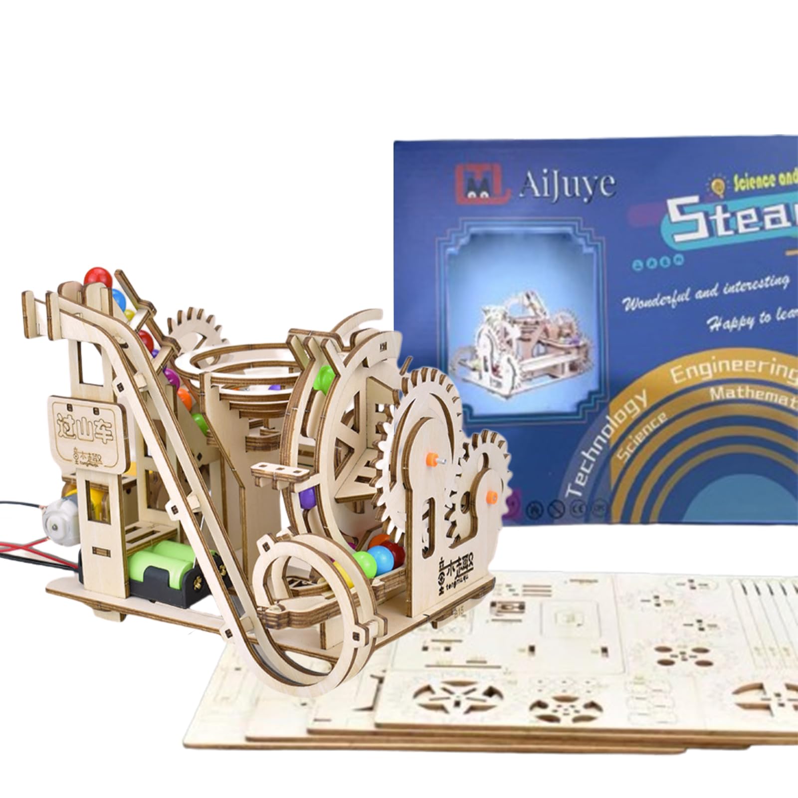 3dパズル 組み立て知育玩具: 工作キット 大人向け 子供から大人まで楽しめる立体的な木製パズル組み立てキットです。工作を通して機械の仕組みを学べます。ウッドパズル 創造性を育む: 自分で設計し、組み立てることで創造性と集中力が養われます。...