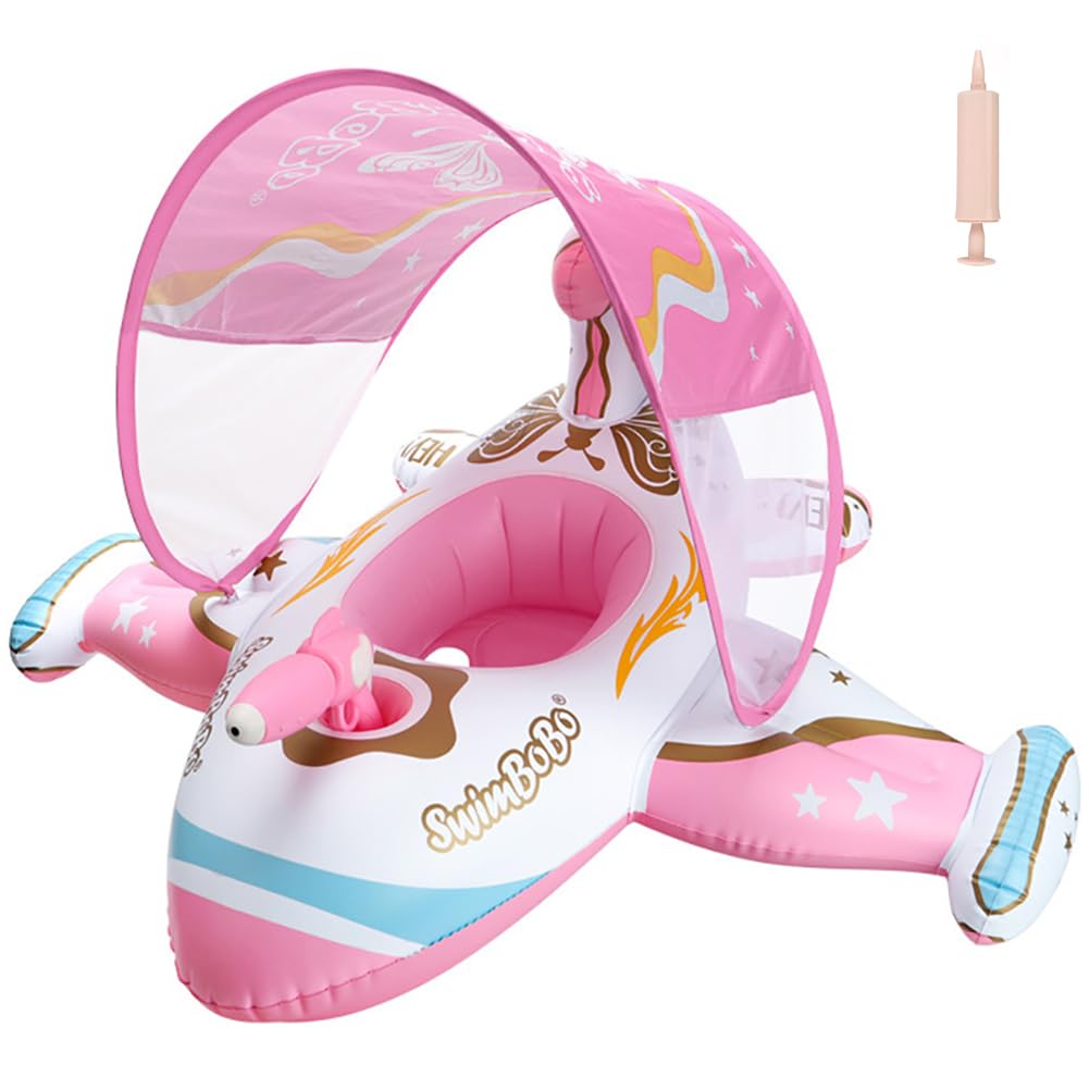 浮き輪の中に足を通す部分があります。落ちることないので赤ちゃんでも心配なく楽しめます。本体サイズ：内側:直径約19cm。素材：高品質のPVCです。赤ちゃんが舐めても大丈夫な。対象：1-4歳の子供用（これは専門医師の提案です。赤ちゃんの体重と...