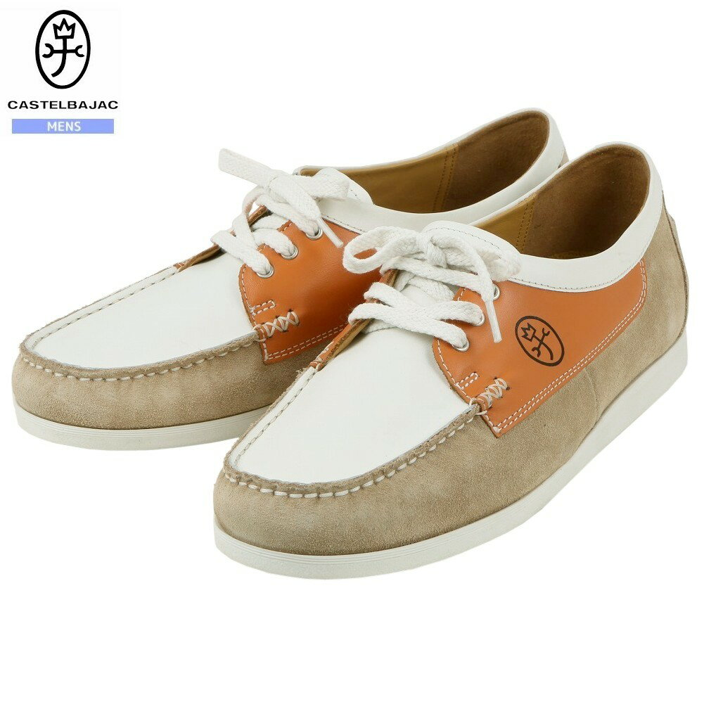 商品名 本袋モカシン仕立てデッキカジュアルシューズブランドCASTELBAJAC生産国バングラデシュサイズ表記サイズー25.0cm素材牛革カラーベージュ系 【モニタの環境によって色が異なる場合があります】コンディション展示品・未使用・箱あり...