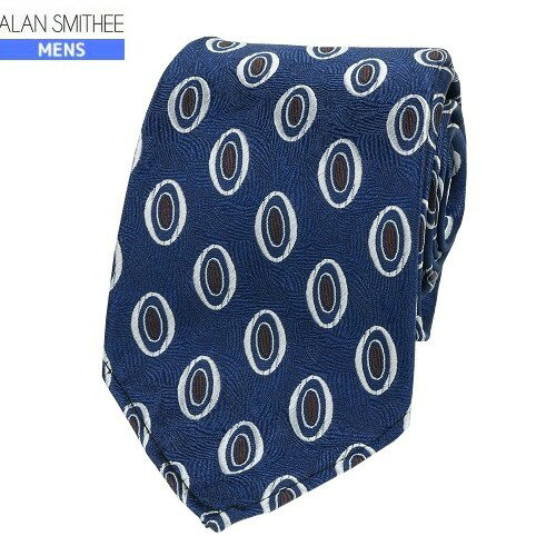 商品名 日本製「ハンドメイド」スフォデラート 楕円形 シルクネクタイブランドALAN SMITHEE生産国日本サイズ実寸ー大剣先7.8cm ※多少の誤差はご了承下さい。素材シルク100%カラーネイビー系 【モニターの環境によって色が異なる場...