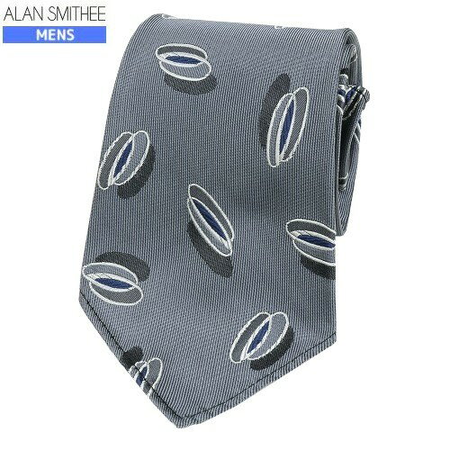 商品名 日本製「ハンドメイド」スフォデラート 多重楕円形 シルクネクタイブランドALAN SMITHEE生産国日本サイズ実寸ー大剣先8.5cm ※多少の誤差はご了承下さい。素材シルク100%カラーグレー系 【モニターの環境によって色が異なる...