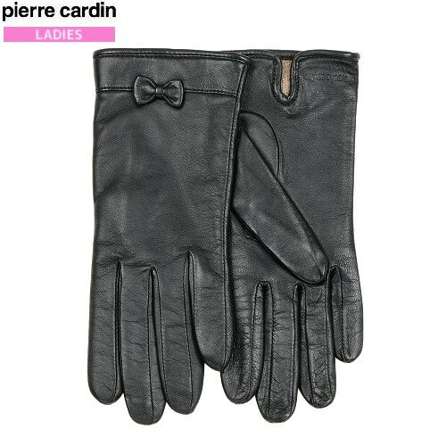 商品名 本革 リボン装飾 ラムレザー グローブブランドpierre cardin生産国フィリピンサイズ表記サイズー寸法21cm 実寸ー全長22.5cm ※多少の誤差はご了承下さい。素材羊革カラーブラック系 【モニターの環境によって色が異なる...