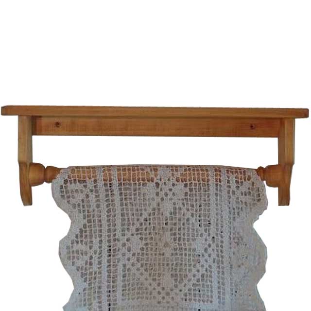 お気に入りの雑貨をディスプレイ出来る、オシャレなタオルハンガーです。 下のハンガーにはレースやキルト、タオルなどが掛けられます。 小さなサイズなので、スペースをとらずにどこでもお使いいただけます。 壁に安定して取り付けていただく為に、背面に...