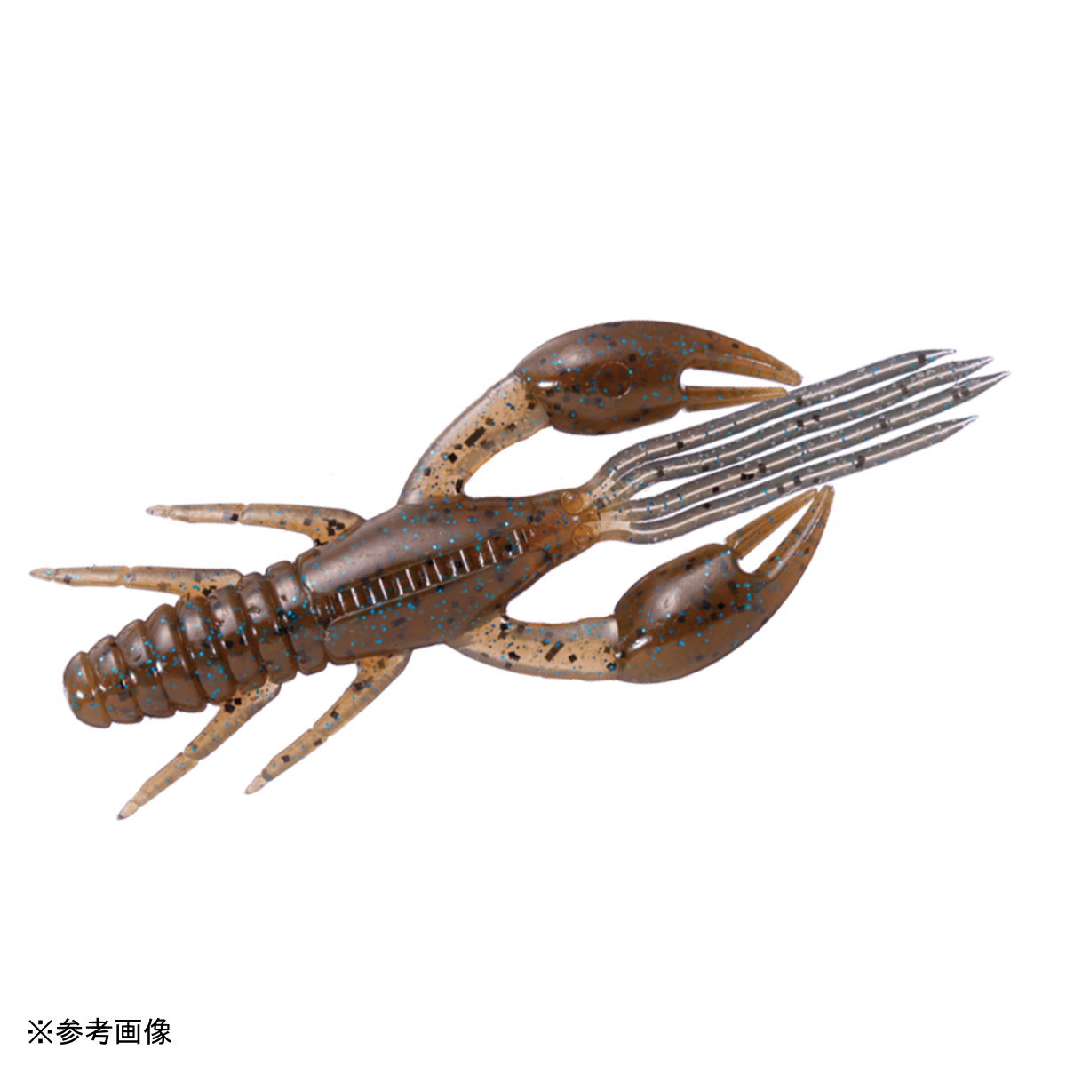 ド級のライブ感、全てのパーツに意志が宿る。●カラー：W027 ダークシナモン・ブルー＆ペッパー●サイズ：2インチ●入数：10究極のクローベイトを創るための開発は、これまでのクロー系、ホッグ系ワームのアクションを徹底検証するところからスタート...