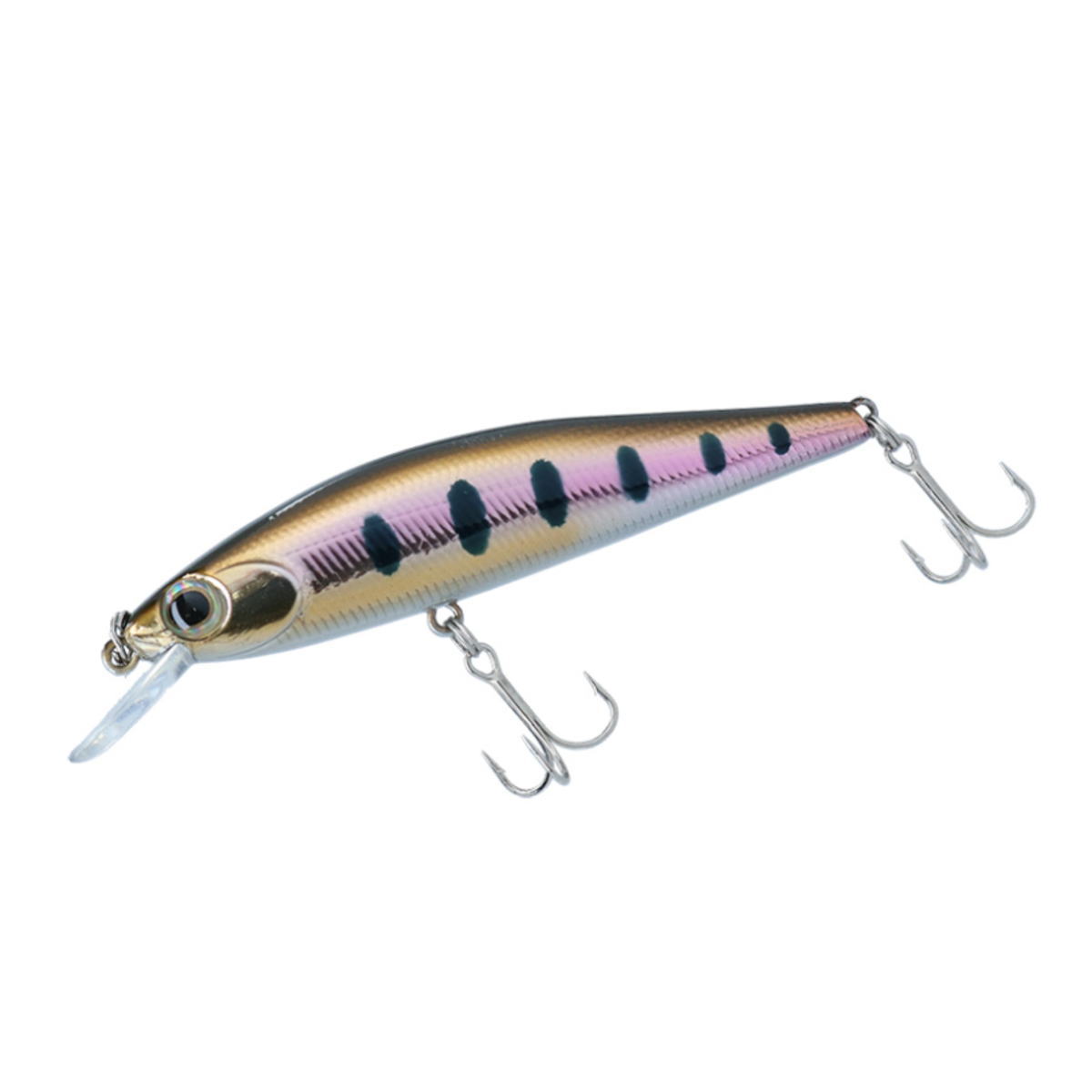 ■Dr.ミノー2 70Sネイティブトラウトミノーのド定番！様々なシュチュエーションで使用可能なバーサタイルミノー！速い流れの中では、リトリーブ時にウォブルアクションを発生し、トゥイッチした際にはしっかりとヒラ打ちをしてくれる。巻き+トゥイッ...