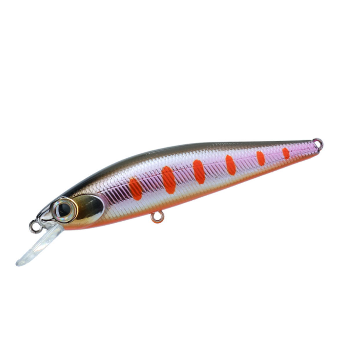 ■Dr.ミノー2 70Sネイティブトラウトミノーのド定番！様々なシュチュエーションで使用可能なバーサタイルミノー！速い流れの中では、リトリーブ時にウォブルアクションを発生し、トゥイッチした際にはしっかりとヒラ打ちをしてくれる。巻き+トゥイッ...