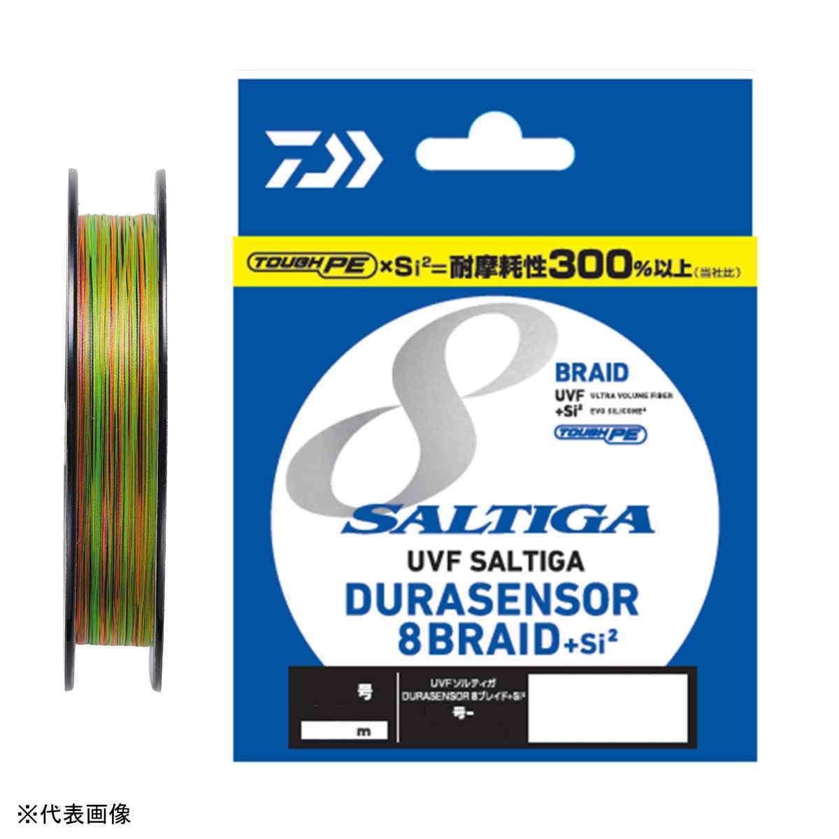 圧倒的耐摩耗性「デュラセンサー」。・新原糸TOUGH PE採用。・TOUGH PExNEW Evo Silicone2＝耐摩耗性300％以上●参考号数：1.5●強力：26lb / 12kg●糸巻量(m)：200●カラー：10m毎×5色 (ラ...