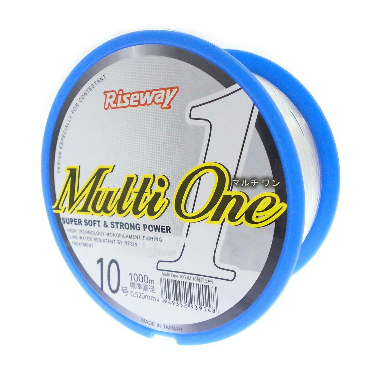 リーズナブルな徳用ナイロン糸。ボビン巻き1000m●号数：10号●糸巻量：1000m●カラー：クリア