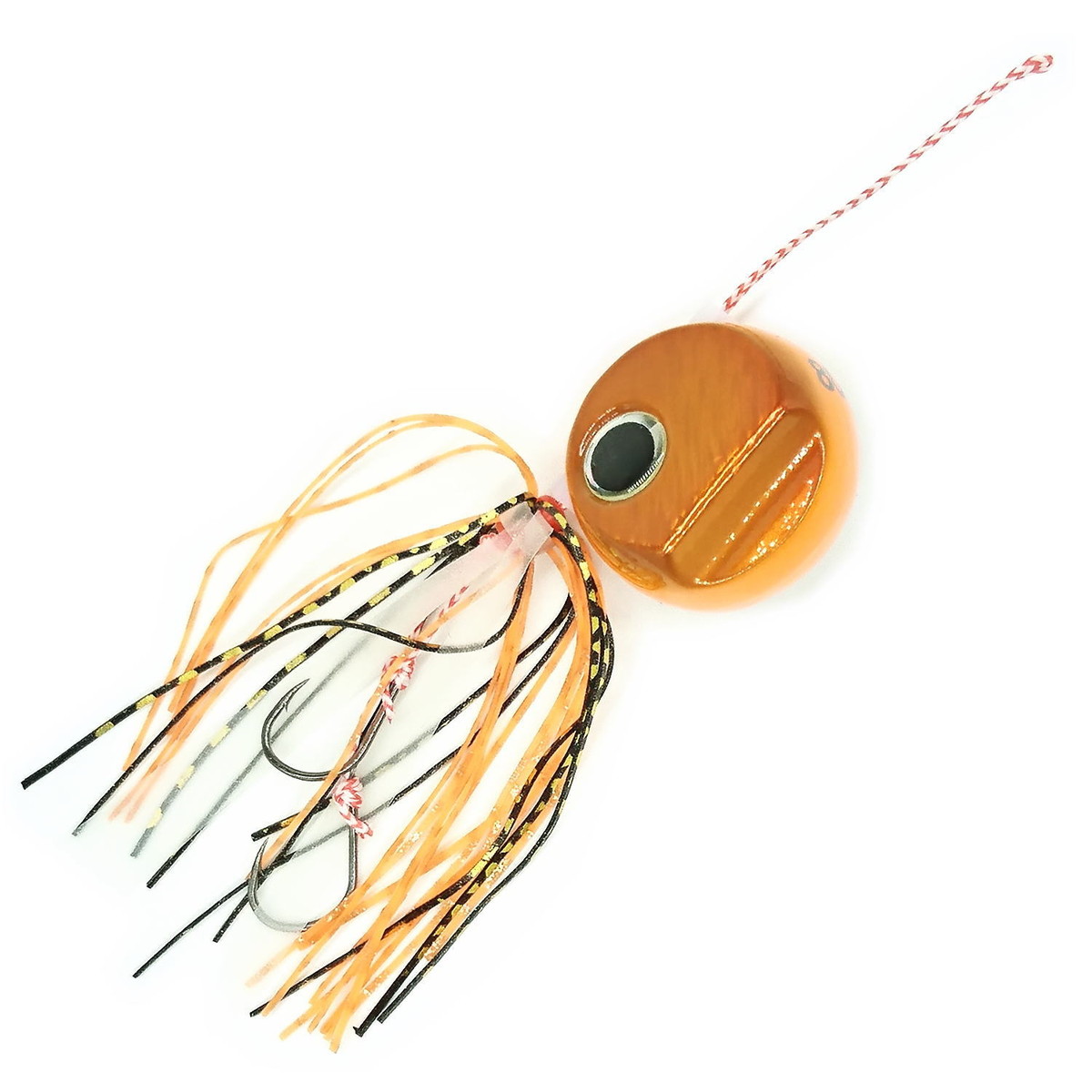 GLORY FISH×SEVEN　セブンスライド装着 遊動式タイラバ。・スライド伝道師、セブン社のスライドパーツで安心の実績！！・スカート・ネクタイ・フックのシステム交換がワンタッチ！・オリジナルヘッドの形状は側面を極端にカットし魚への視認...