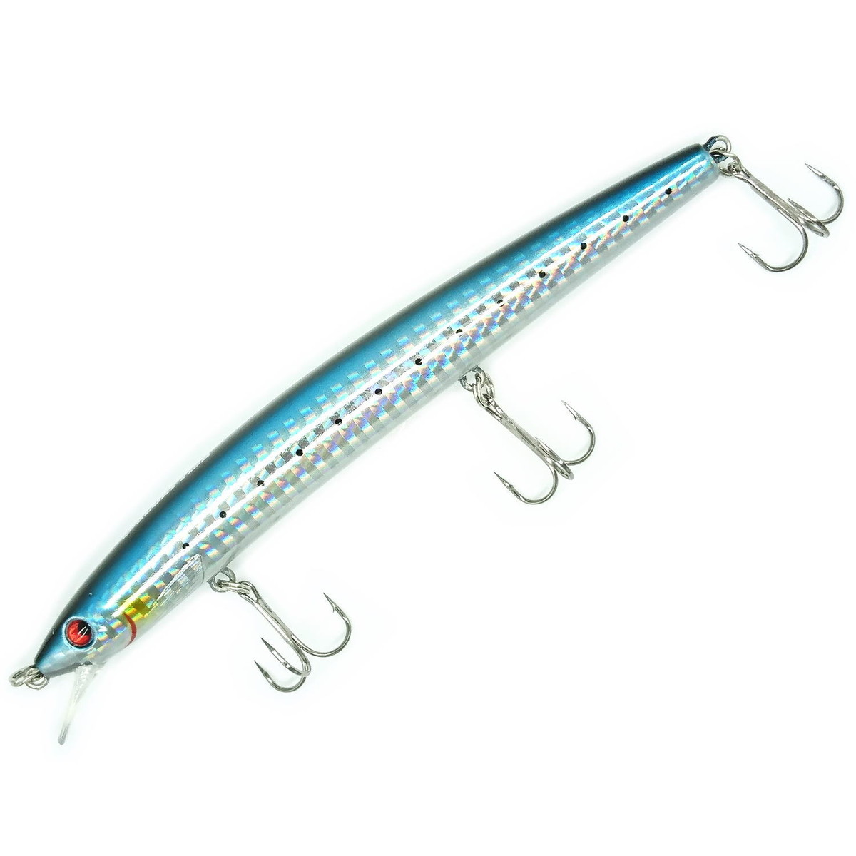 河口からベイエリアまでこなす万能型シーバスミノー！河口からベイエリアまでオールマイティーに使える。安定の飛距離とウォブリングアクションのフローティングミノー。●サイズ(g)：12●カラー：マイワシ●全長(mm)：130●タイプ：フローティング