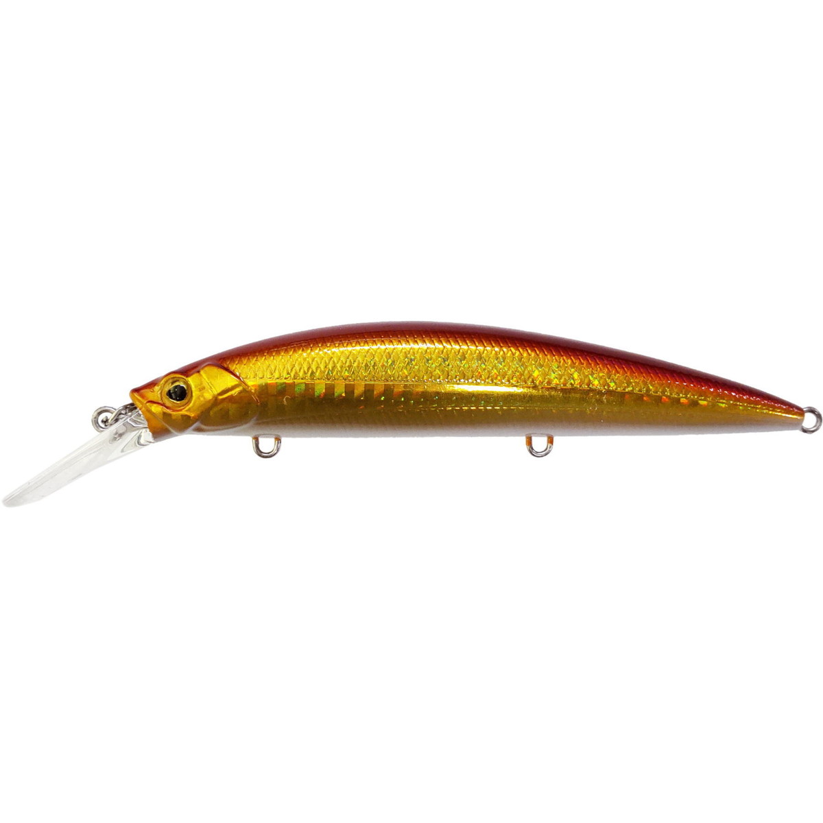 前人未踏のその先へ！「バッケンレコードDIVE」ディープ攻略！足元までしっかり探れるカッ飛びシンキングミノー。スローリトリーブから高速リトリーブまでキッチリ足元までダイブ！ダイナミックなウォブンロールアクションで誘う。●カラー：アカキンホロ...