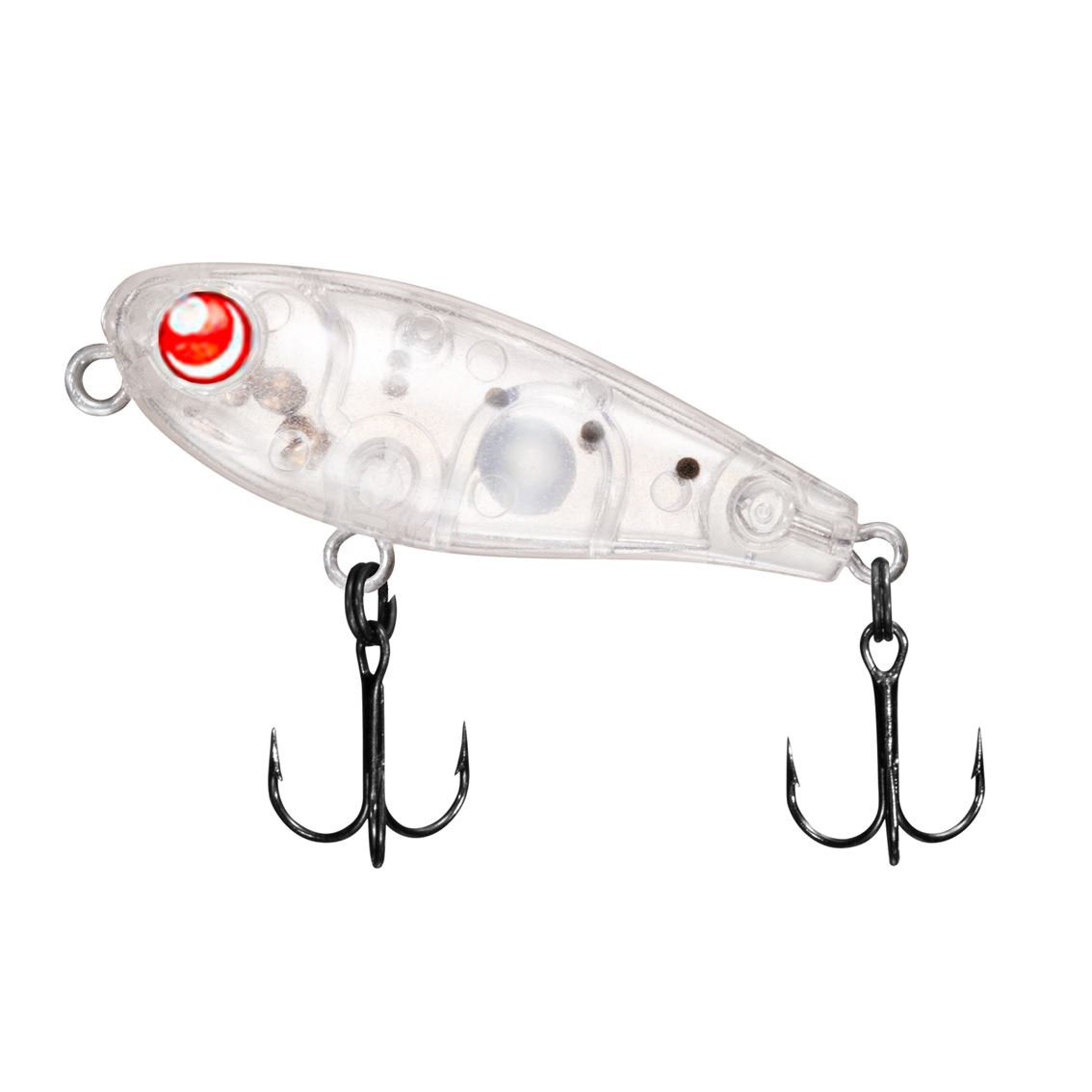 よく飛んでよく泳ぐ。使いやすさを重視したライトソルトゲーム用ペンシルベイト。岩崎林太郎監修「月下美人 夕凪」スモールサイズ。■誘(SASOI)頭のウエイトルームにはガラスボール3個。リアのウエイトルームにはスチールボール1個を搭載。浮き姿勢...