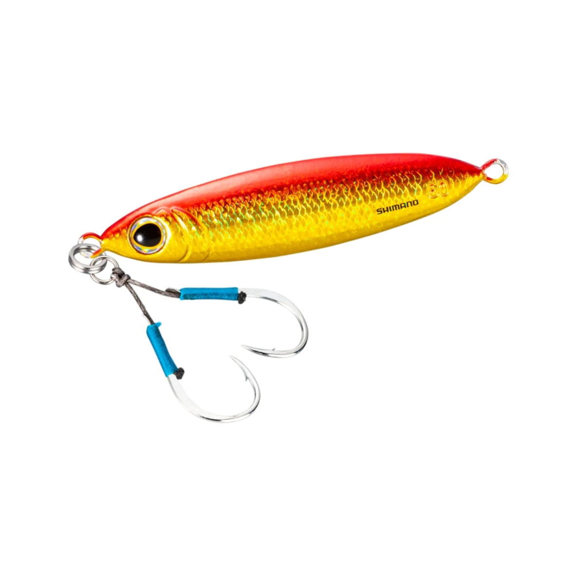 輝いて魚を誘う新型アシストフック搭載！輝いて魚を誘うタタキバリ使用。フラッシングで誘い、スーパーライトから中型青物まで対応するアシストフックを採用。中芯入りで絡みにくく、ルアーアクションを妨げません。●カラー：006 Sアカキン●自重(g)...