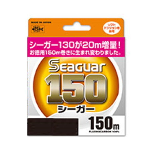 強く、しなやかに。進化を続けるフロロカーボンハリスの原点。高品質フロロカーボンライン「シーガー」の大容量お徳用タイプ。シーガーの品質はそのままに、従来の130m巻を20m増量しました。フロロカーボンの低吸水性が、長時間使用時の強度劣化を防ぎ...