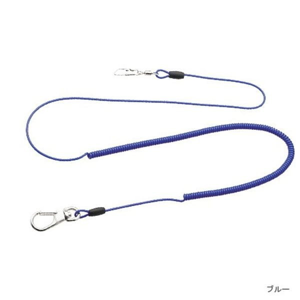 柄杓の紛失防止に。カラー：ブルーサイズ：全長約90cm、最大伸長時約2.5m素材：ウレタン+ナイロン撚糸　