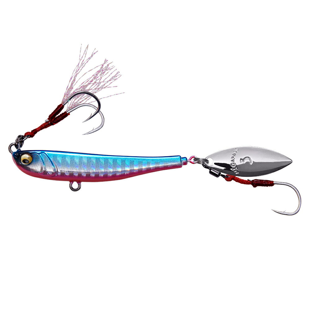 投げて巻くだけ。マキッパ！魚種限定解除。誰でも簡単！！様々な魚種に対応！！キャスティングブレードジグ。●Weight：30g