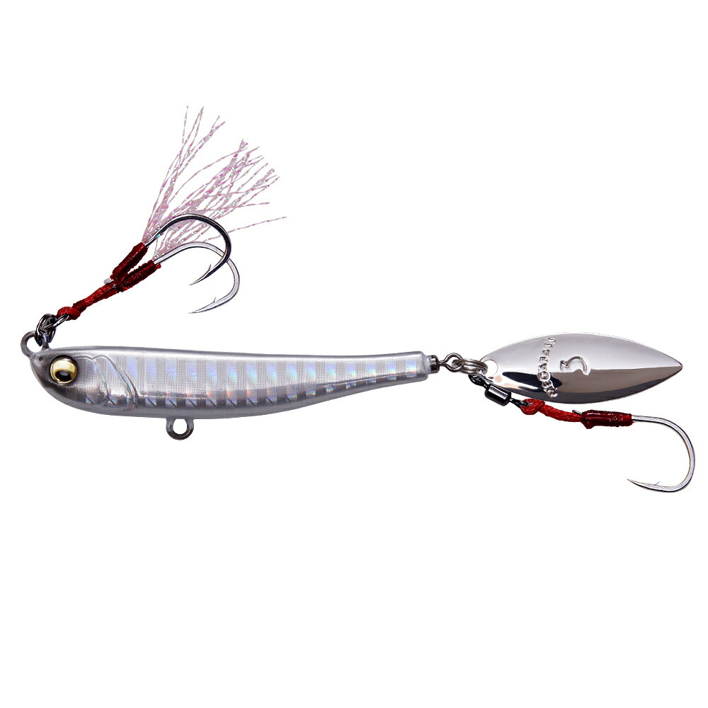 投げて巻くだけ。マキッパ！魚種限定解除。誰でも簡単！！様々な魚種に対応！！キャスティングブレードジグ。●Weight：30g