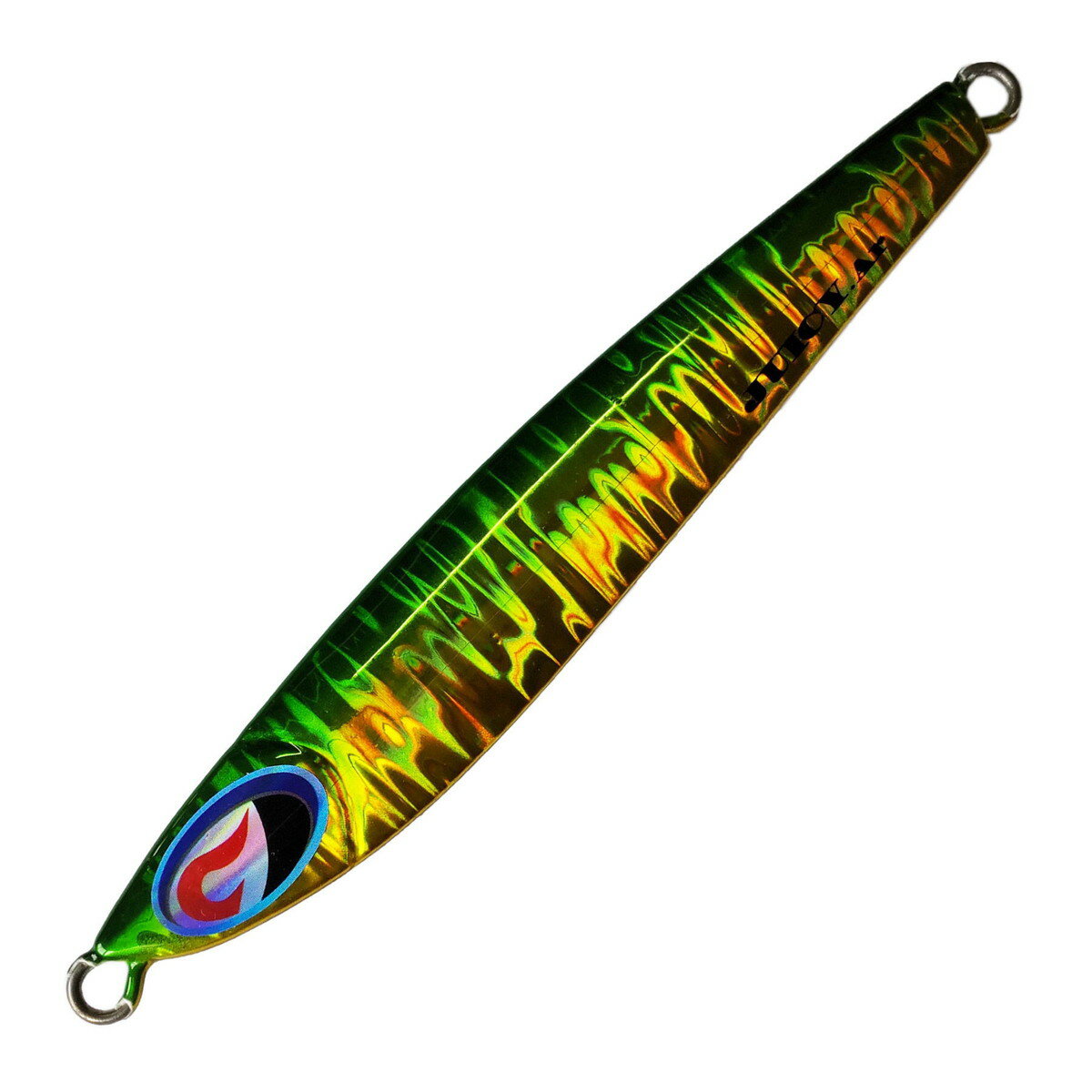 マルチ性能のオールラウンダー！岸壁・ショアジギ・オフショア・SLJと場所を問わず使用できるマルチプレイヤー誕生！！対象魚は青物、サワラ、イサキ、マダイ、キジハタ、ヒラメ、カツオ等。●カラー：#04 グリーンゴールド●自重(g)：80●全長(...